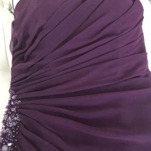 VM | Dresses | Vm Collection Beaded Chiffon Evening Dress Wshrug | Poshmark